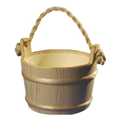 Rope Handle Sauna Bucket One Gallon | Cedarbrook Sauna + Steam
