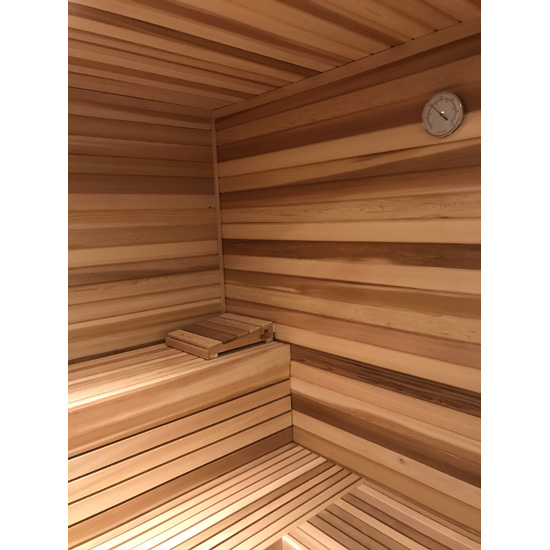 Smooth 8 Ft Sauna Bench Facing | Cedarbrook Sauna + Steam