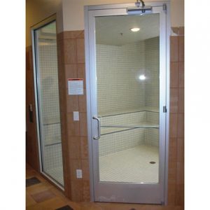 Club 190 Commercial Steamroom Door | Cedarbrook Sauna + Steam