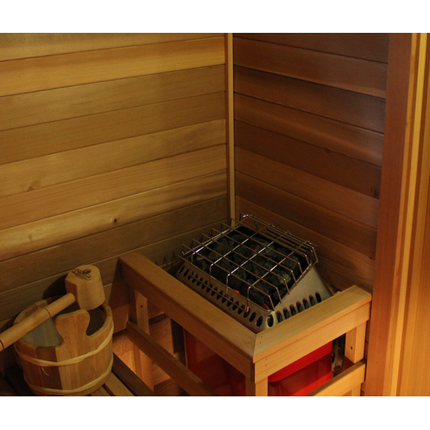 Cedar Sauna Heater Guard Rail (2-Sides) | Cedarbrook Sauna + Steam