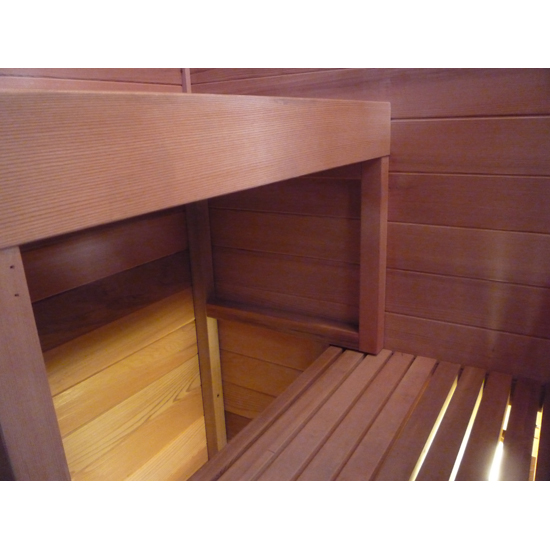 Actual 5Ft Cedar Sauna Bench | Cedarbrook Sauna + Steam