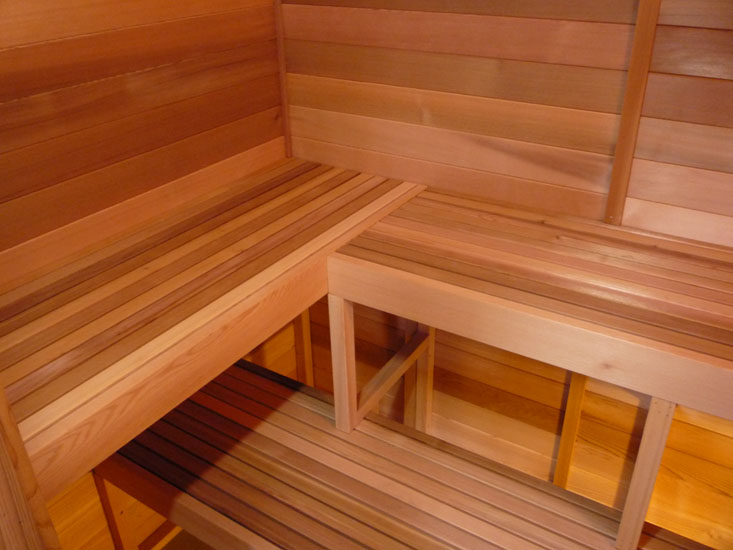 6x6 Indoor Sauna Kit | Cedarbrook Sauna + Steam