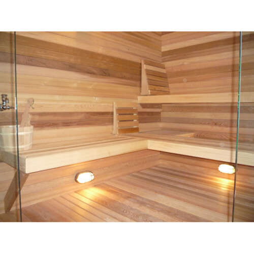 Rock Solid 7Ft Cedar Sauna Bench | Cedarbrook Sauna + Steam