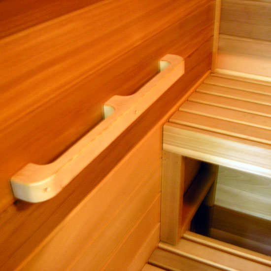 Safe Sauna Grab Rail / Wall Handle | Cedarbrook Sauna + Steam