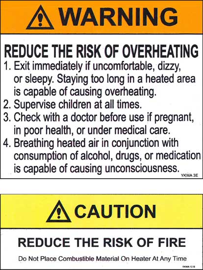 Sauna Warning Signs | Cedarbrook Sauna + Steam