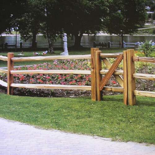 Split Cedar Fencing Rails - 10 Feet | Cedarbrook Sauna + Steam