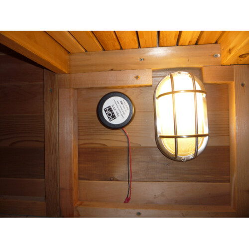 Sauna Safe Light Bulkhead Style Stainless Steel | Cedarbrook Sauna + Steam