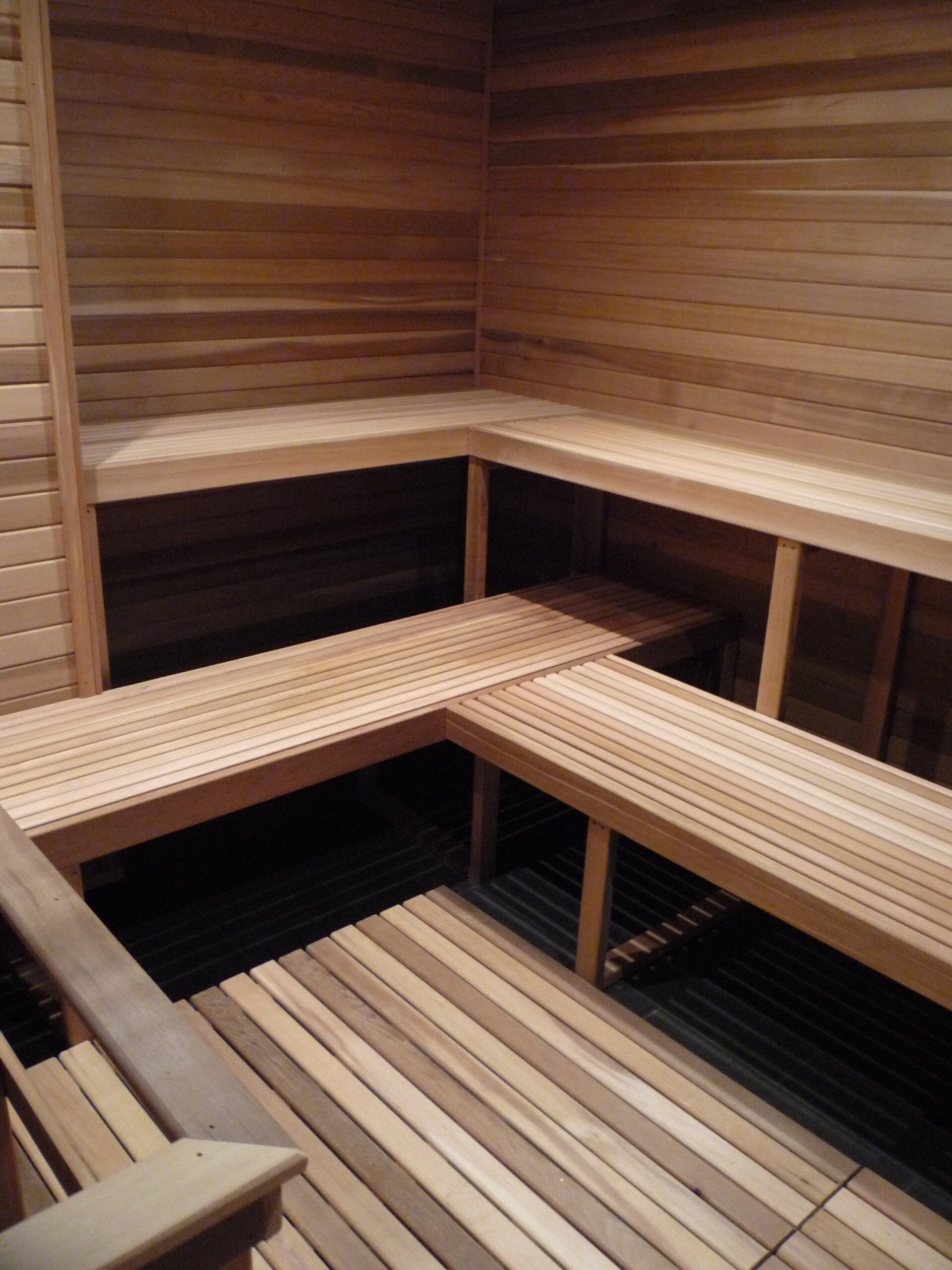 Epic Cedar Sauna Benches | Cedarbrook Sauna + Steam
