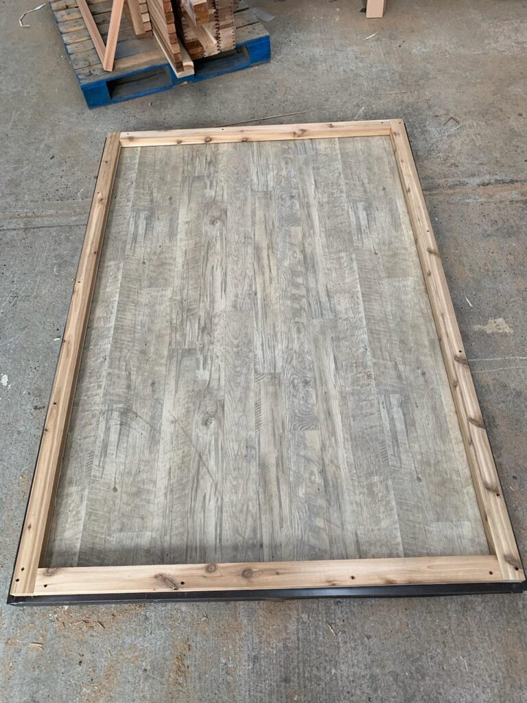 Exterior/Interior Modular Sauna Room Tray Base | Cedarbrook Sauna + Steam